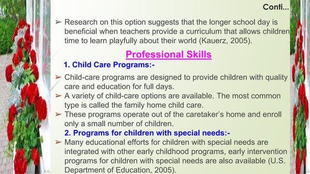 Scope of teacher education at pre primary level by Mudasir Amin | PPT