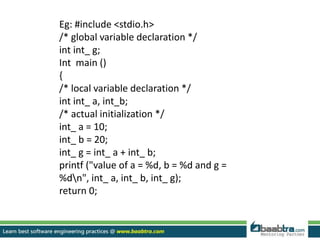 Scope of variables | PPTX