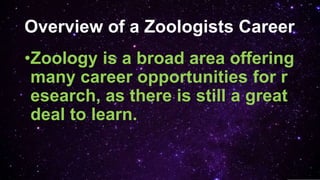 Scope of zoology | PPTX