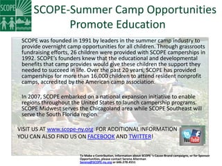 All About SCOPE 2012 | PPTX | Daycare and Pre-School | Parenting