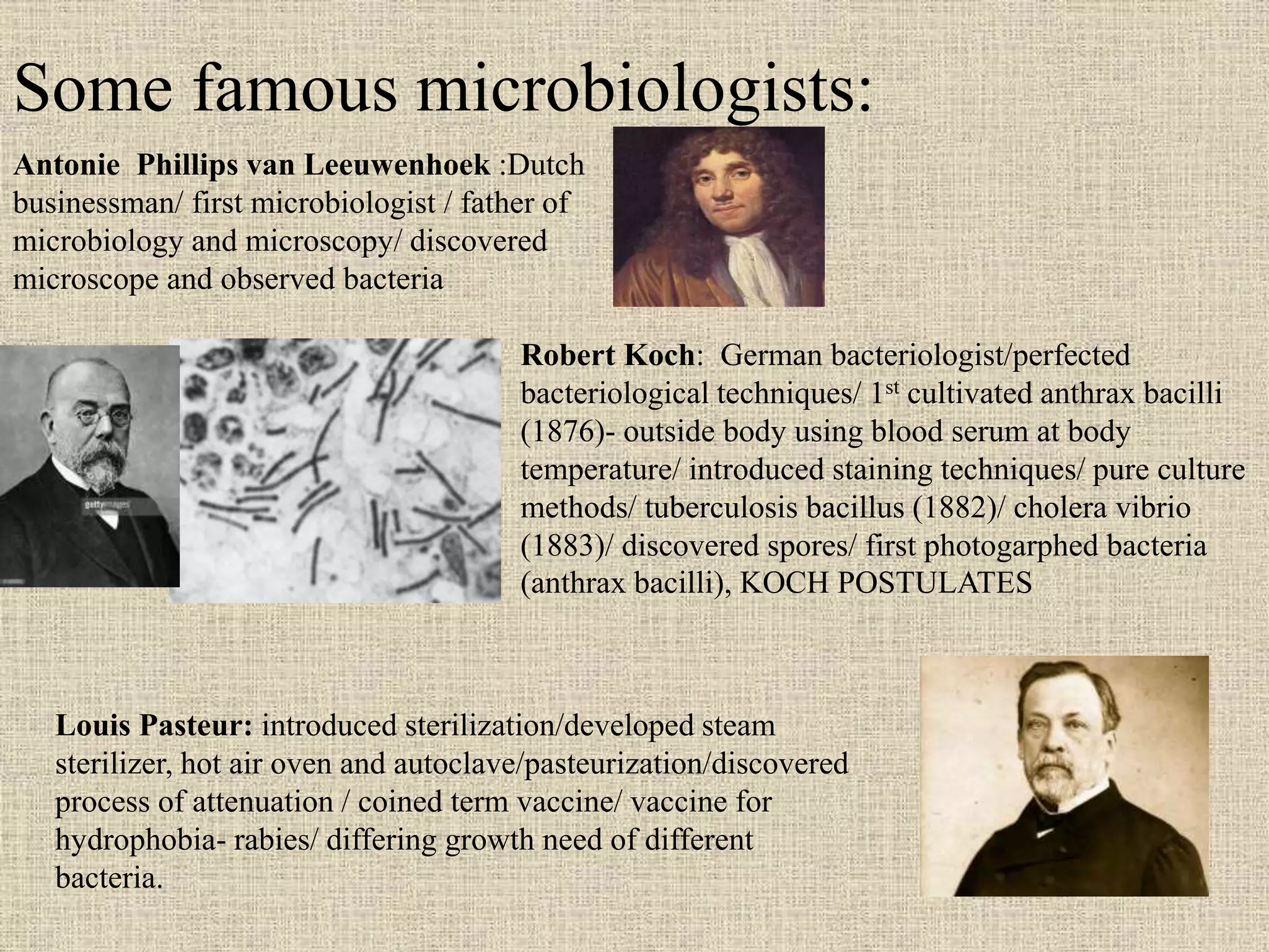 Scope, roles and responsibilities of microbiologist in | PPTX