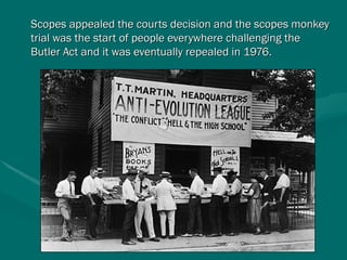 Scopes Monkey Trial | PPT