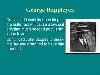 Scopes Monkey Trial | PPT