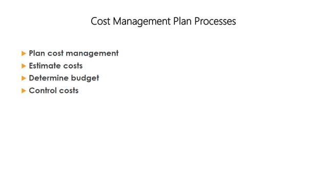 Project scope, schedule, cost, quality Management | PPTX