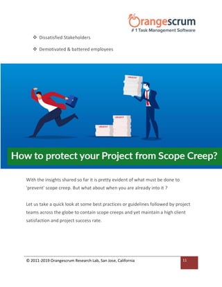 Scope, scope creep & its impact on project delivery | PDF