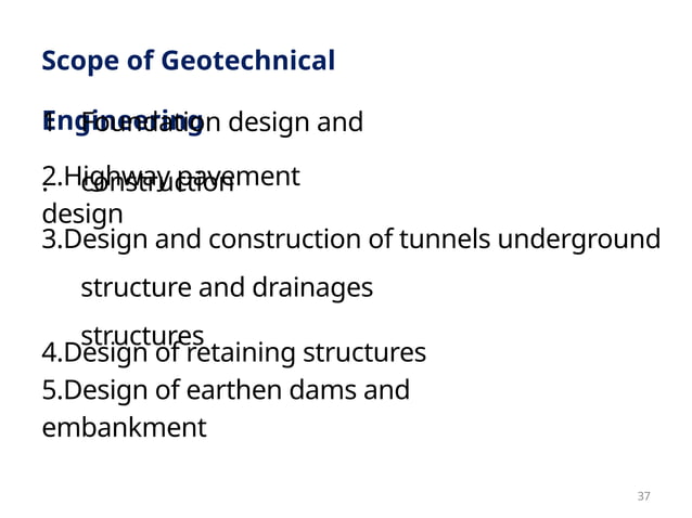 Introduction, Scopes & branches of Civil Engineering | PPT