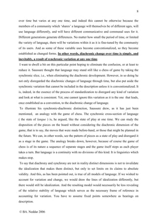 Scopes of linguistic description 1 | PDF