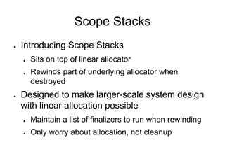 Scope Stack Allocation | PPT