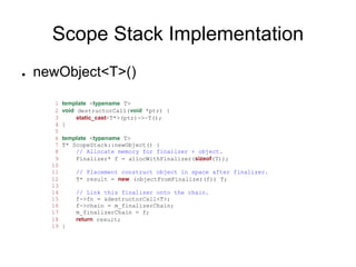 Scope Stack Allocation | PPT