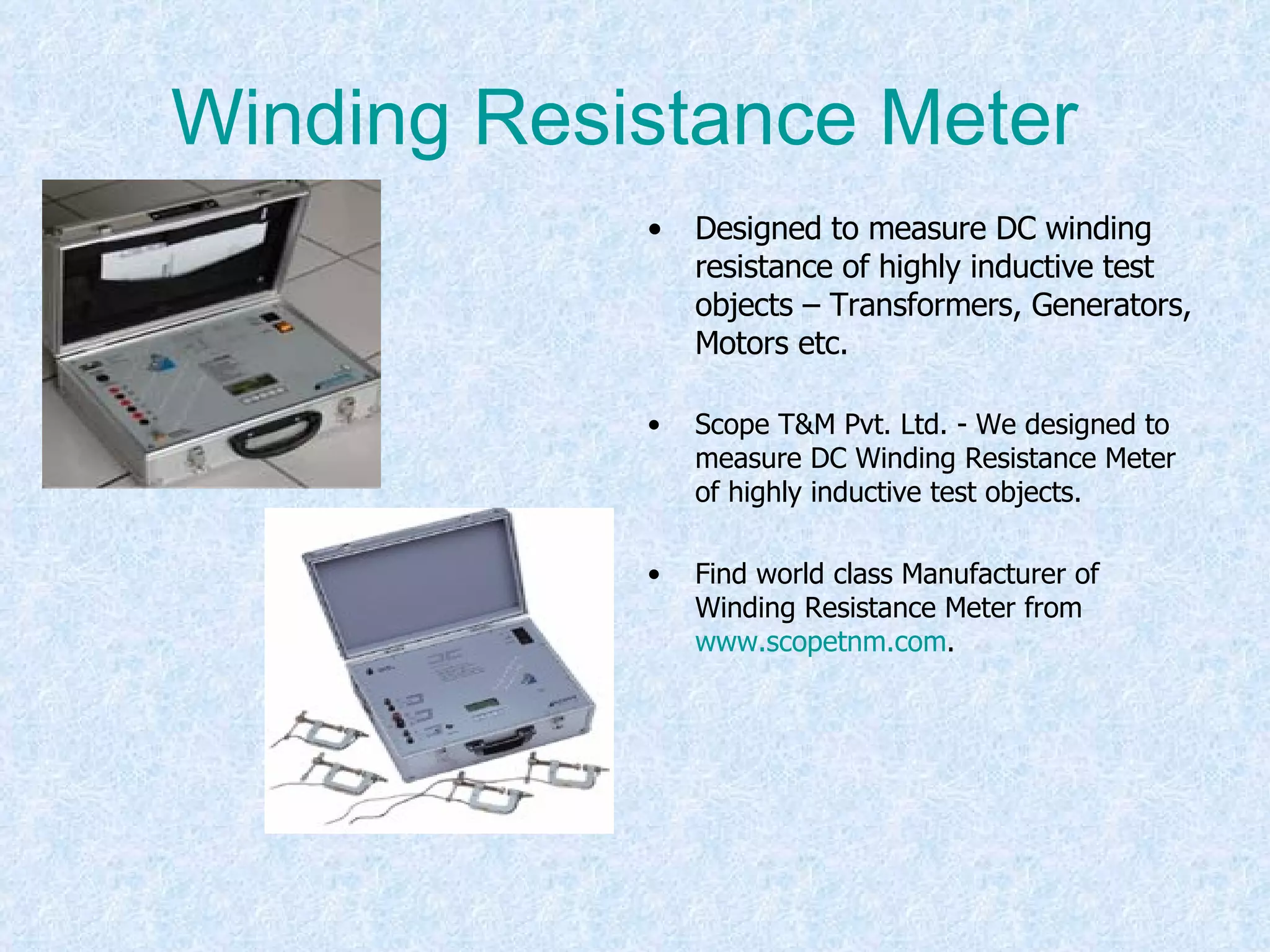 Scope T&M Pvt. Ltd | PPT