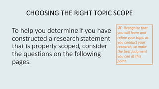 Scope training | PPT
