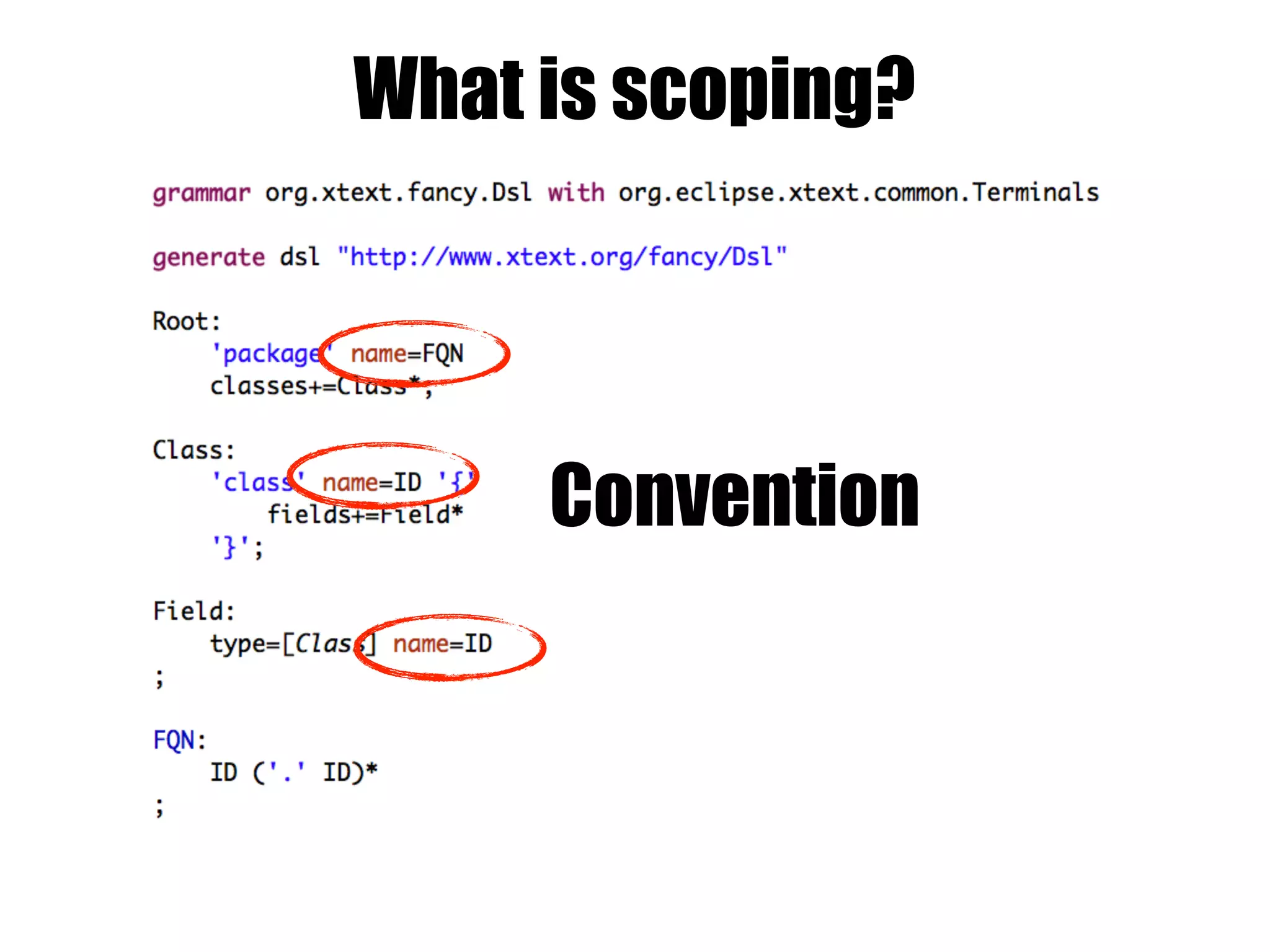 Deep dive into Xtext scoping local and global scopes explained | PPT Deep dive into Xtext scoping local and global scopes explained | PPT
