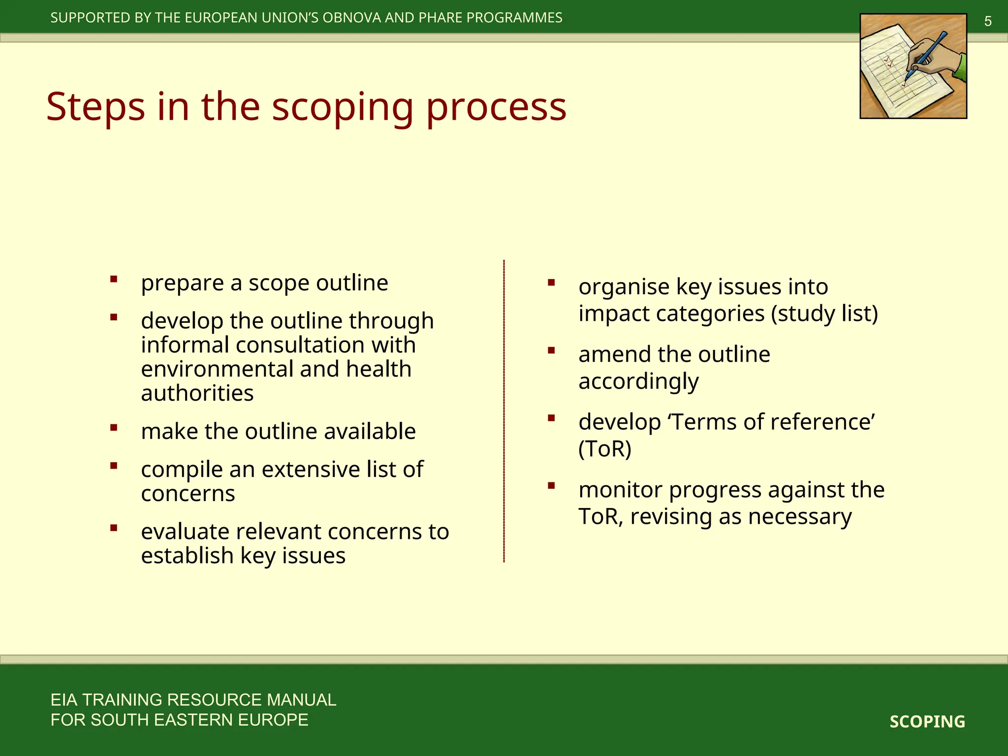 Scoping of the environmental Impact .ppt