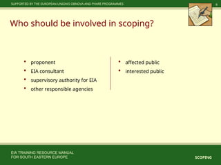 Scoping of the environmental Impact .ppt