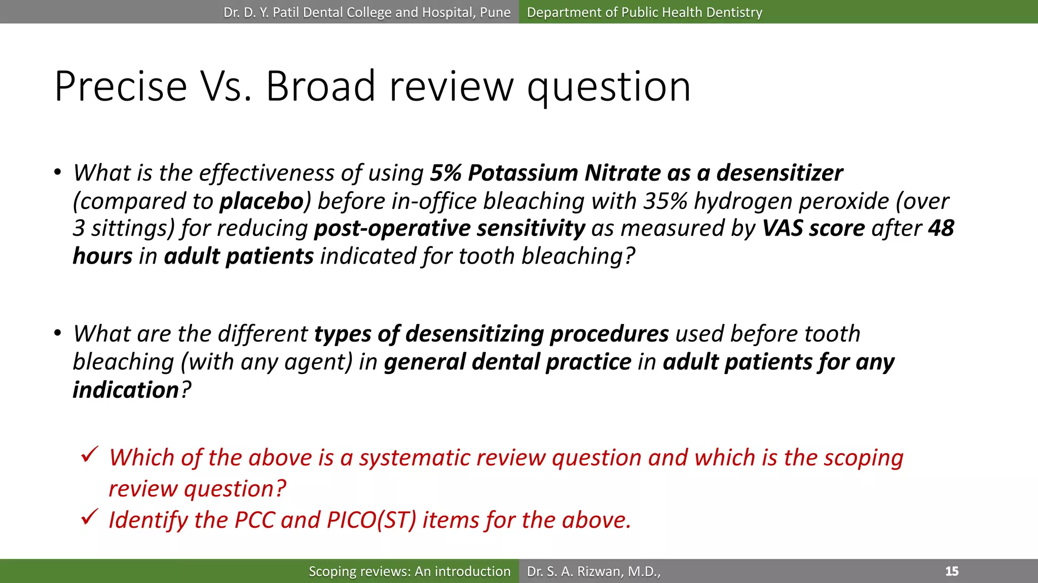 Introduction to scoping reviews | PDF