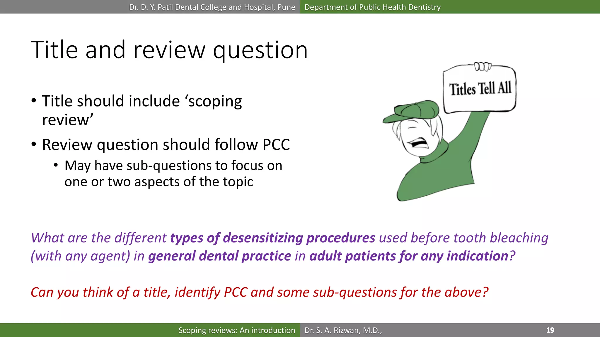 Introduction to scoping reviews | PDF