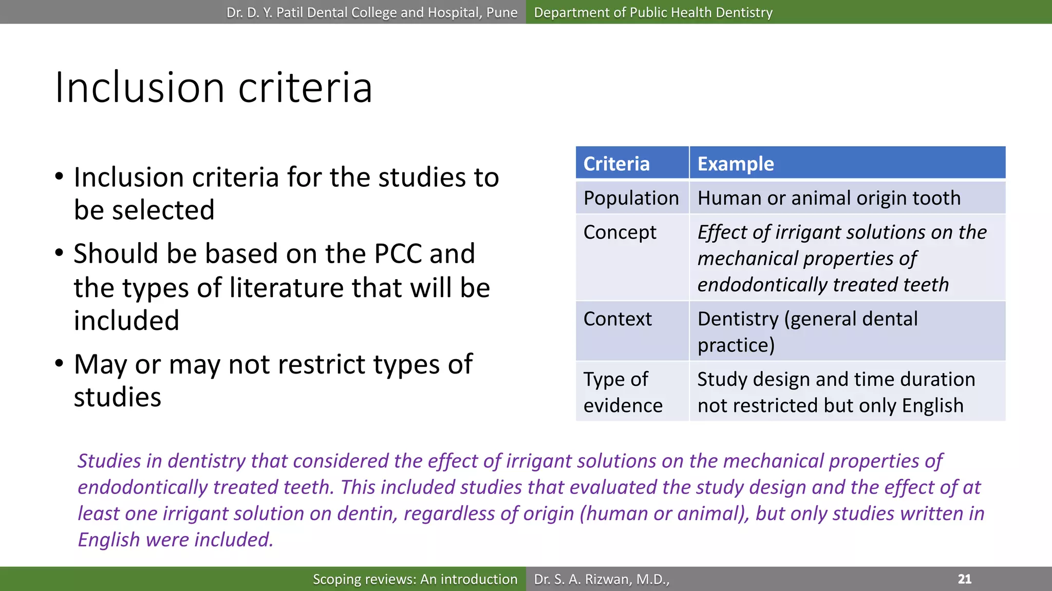 Introduction to scoping reviews | PDF