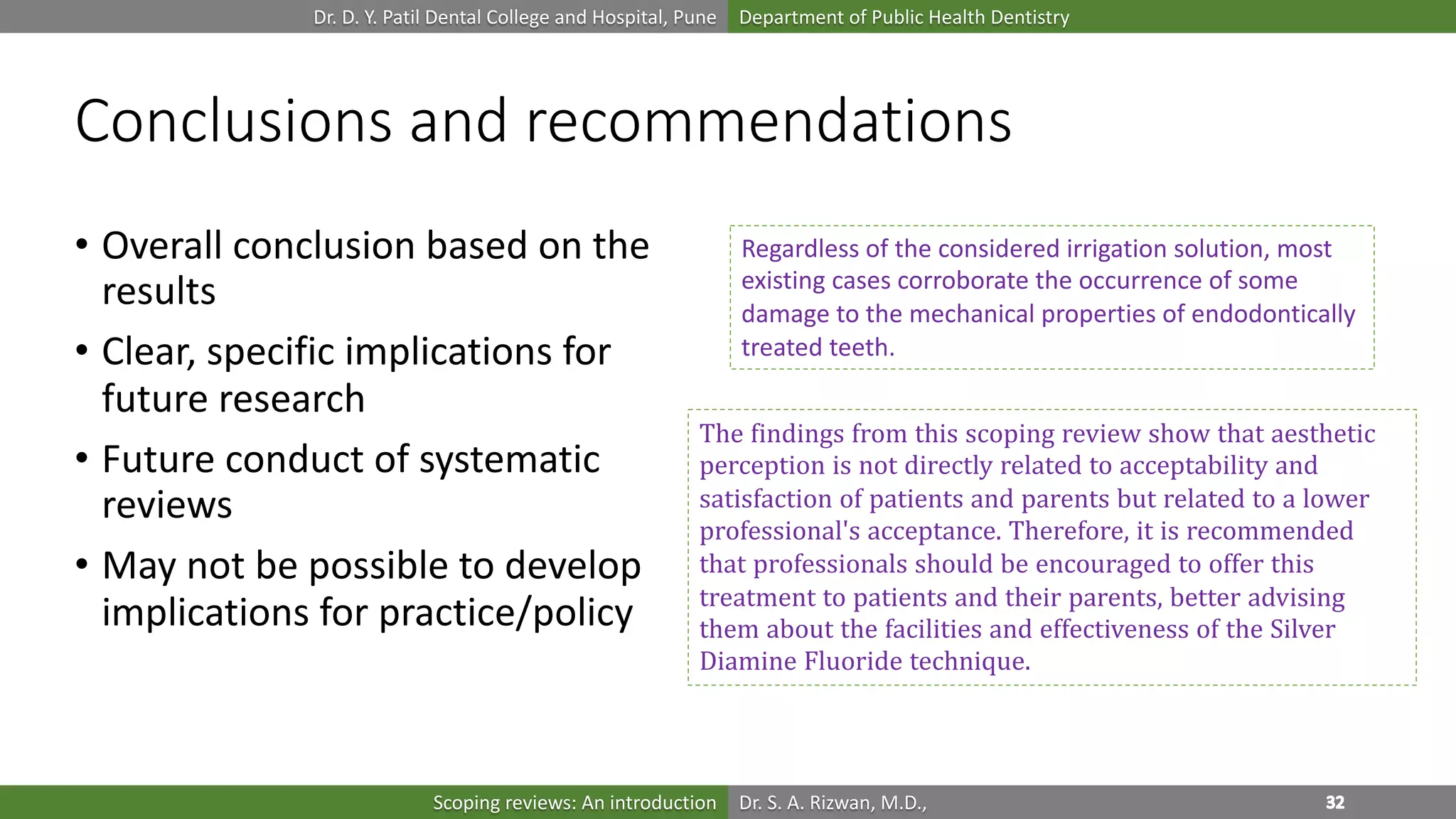 Introduction to scoping reviews | PDF