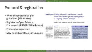 Introduction to scoping reviews | PDF