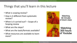 Introduction to scoping reviews | PDF