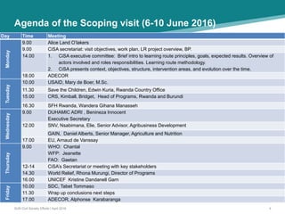Scoping visit rwanda final | PPT