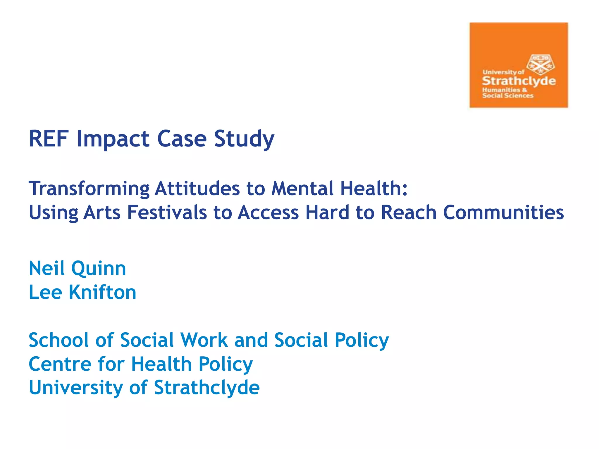 Scoping wkshp_REF_ case study | PPTX | Medical Health