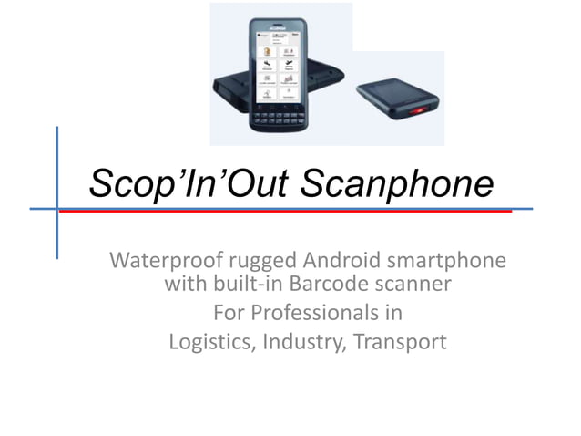 Scop’in’out scanphone | PPTX