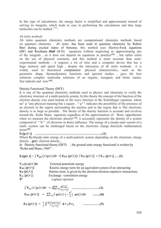 Density Functional Theory (Dft,B3lyp/6-31g) Of Acyclovir And Some Its Derivatives | PDF