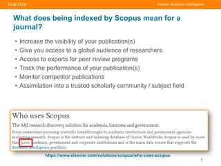 Scopus Indexing Criteria for Journal Publication Processes | PPT