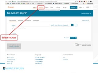 Scopus Journal Metrics | PPTX