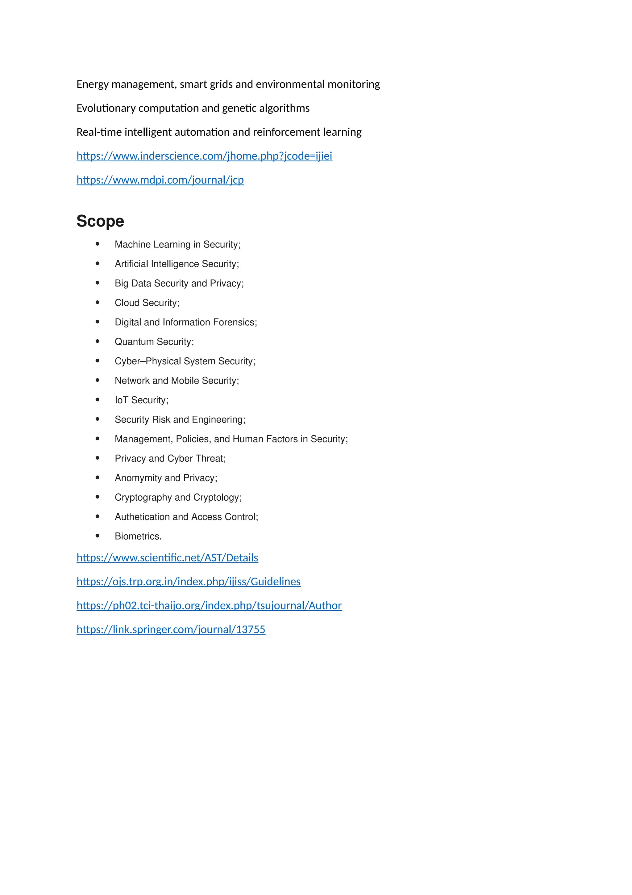 list of Scopus journals to publish papers | PDF