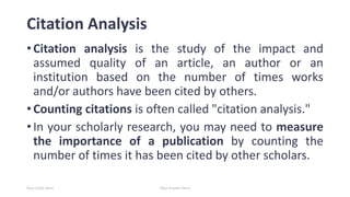 Measuring the Research Impact | PPT