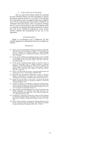 Sentiment analysis on unstructured review | PDF