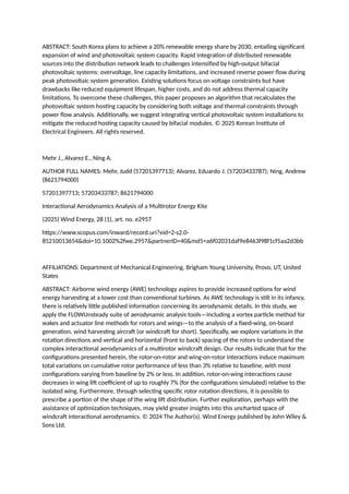 scopus vertical Axis wind power generation | DOCX