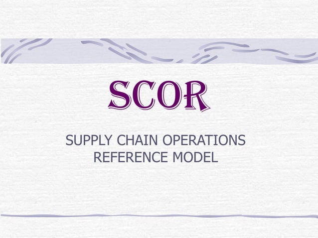 Scor | PPT