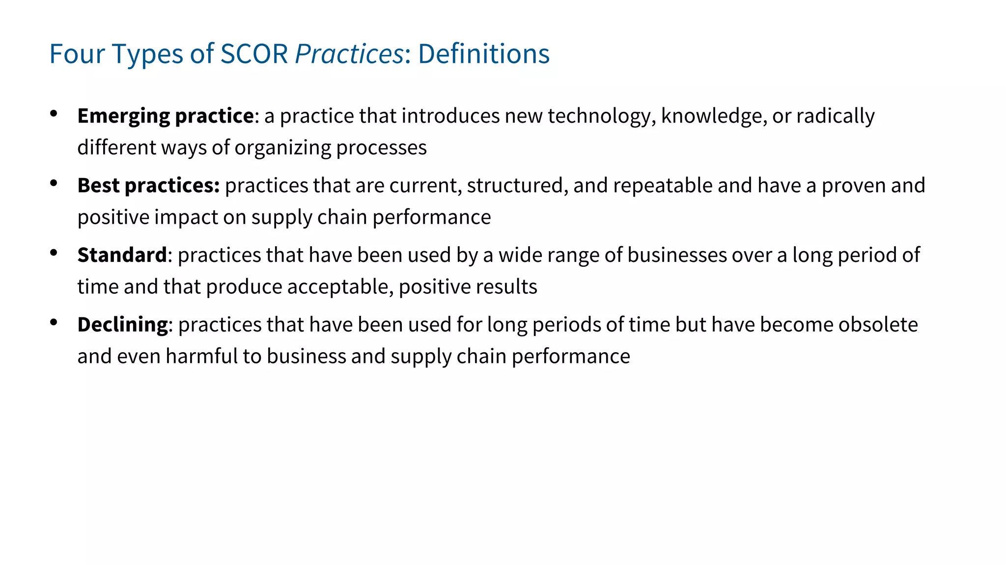 Supply Chain Operations Reference Model | PPTX