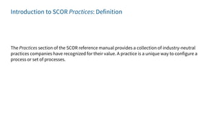 Supply Chain Operations Reference Model | PPTX | Logistics | Business