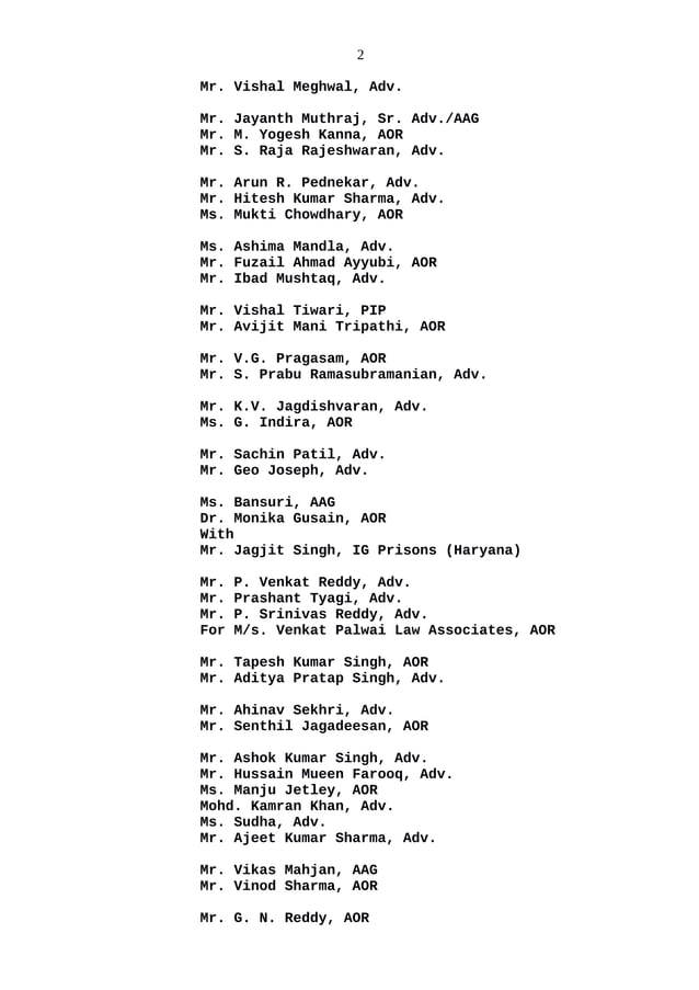 Sc order on prison parole | PDF