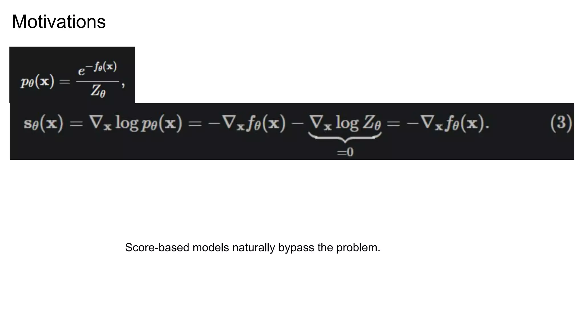 Score based generative model | PPT