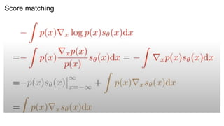 Score based generative model | PPT