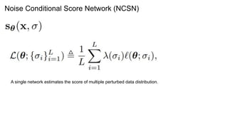 Score based generative model | PDF