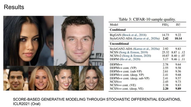 Score based generative model | PPT