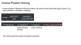 Score based generative model | PPT