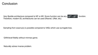 Score based generative model | PDF