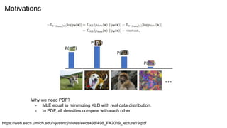 Score based generative model | PPT