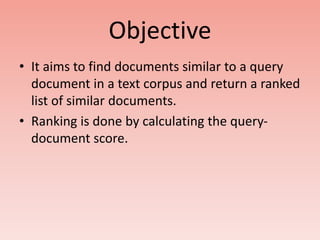 score based ranking of documents | PPT