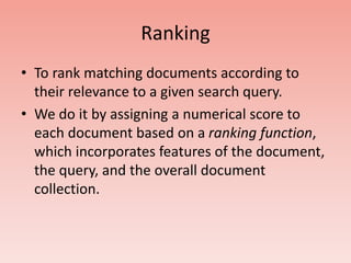 score based ranking of documents | PPT