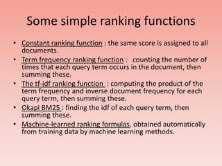score based ranking of documents | PPT