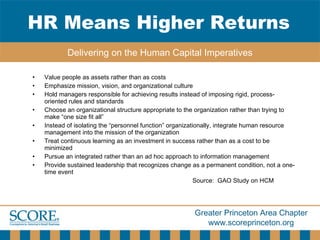 HR Means Higher Returns | PPT | Human Resources | Business