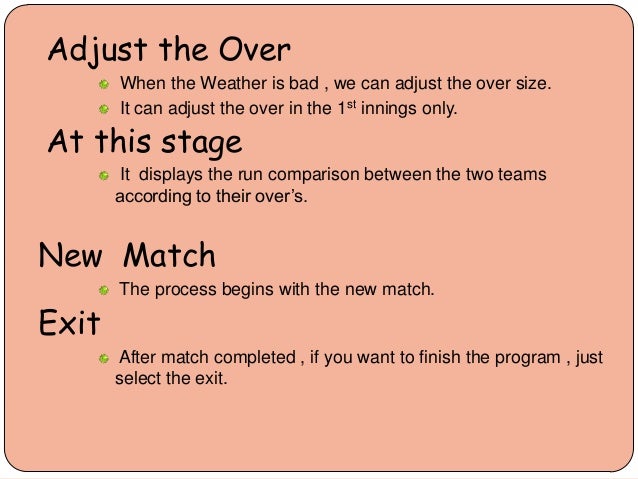 Cricket score sheet program flow chart - alanimfa